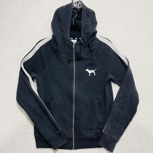 Victoria Secret Pink Polar Fleece Full Zip Up Women’s Hoodie Jacket ...