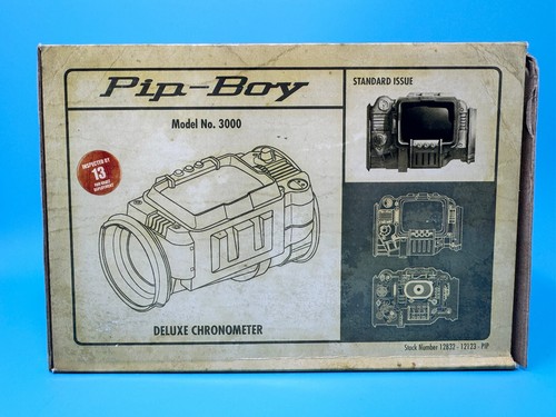 Fallout 3 - Survival Edition Pip-Boy 3000 Digital Clock w/ Stand *NEW ...