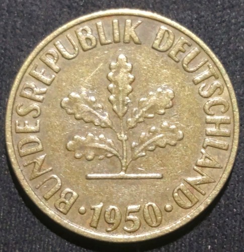 1950-F Germany 🇩🇪 10 Pfennig Coin FREE2Ship w/Tracking! (2175) | eBay