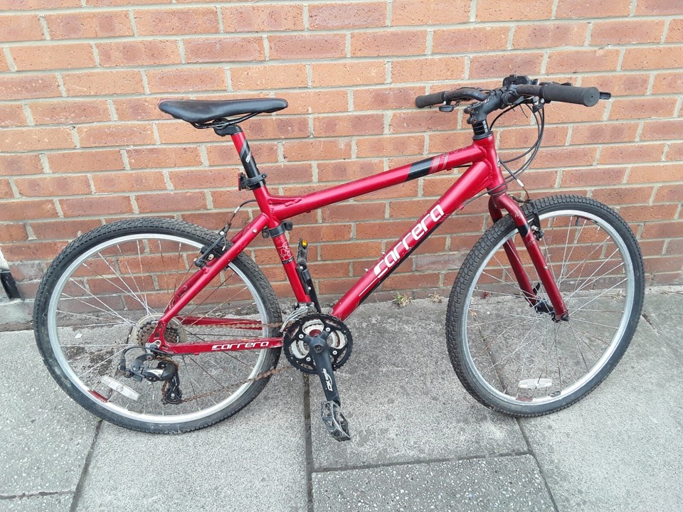 Men’s Red Carrera Hybird Bike 26 Wheels Ready To Ride | eBay UK