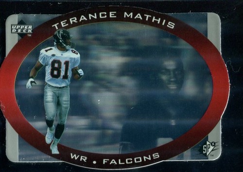 1996 Upper Deck SP Die Cut Terrance Mathis #2 Atlanta Falcons | eBay