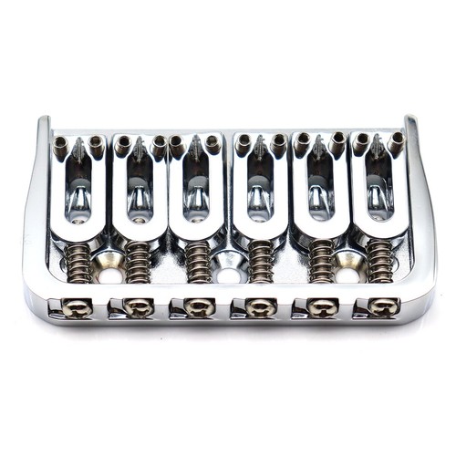 6 String Guitar Fixed Bridge – Metal Hardtail Bridges Replacement Part ...
