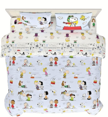 Peanuts Multi Character Reversible King Bed Set-AB0CSHFRLB64 | eBay