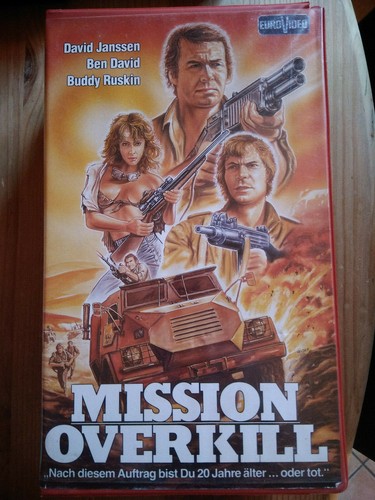 VHS Rarität: MISSION OVERKILL - WARHEAD (1977) mit David Janssen | eBay.de