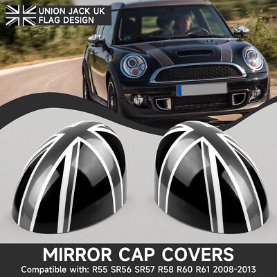 Mirror Covers for MINI Cooper R55 R57 R56 R58 R59 R60 R61 Power Fold ...
