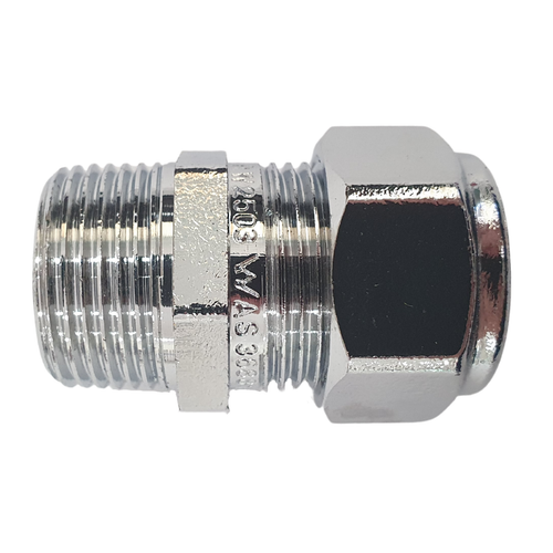 AW AW1117 20MIx20C 20mm ¾" Chrome Union Nylon Olive Compression, Exp ...