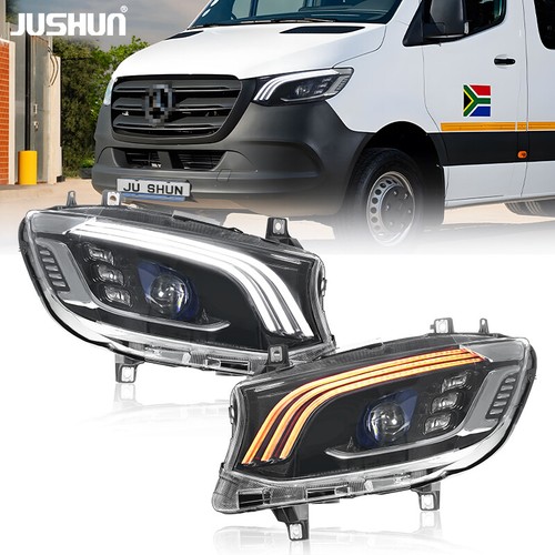 1Pair LED Projector Headlight Assembly For Mercedes-Benz Sprinter W907 ...
