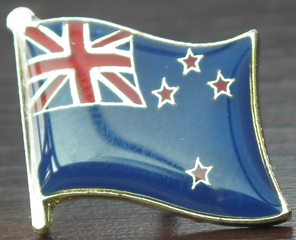 New Zealand Flag Pin Badge Aotearoa NZ Brooch | eBay