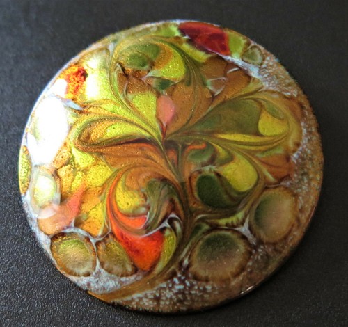 MID 20TH C MODERNIST INGA CARLSON ENAMEL COPPER BROOCH PIN | eBay
