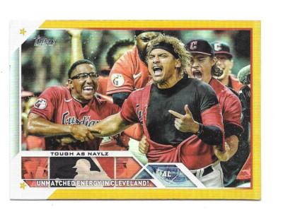2023 Topps Series 1 JOSH NAYLOR Gold Foil - CLEVELAND GUARDIANS - #310 ...