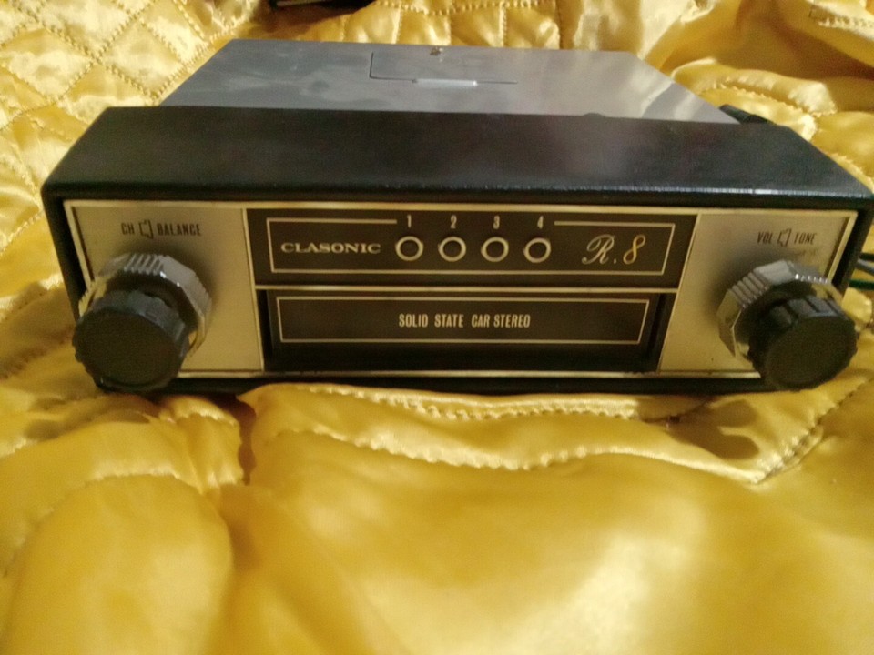 -*{J44} Clarion PE 408 Original Vintage Car Sterio With Tape Deck(j44 ...