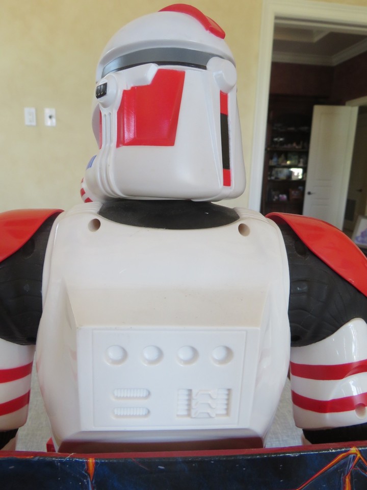 Star Wars Red Clone Shock Trooper Giant Size 31" Inch Figure Jakks ...