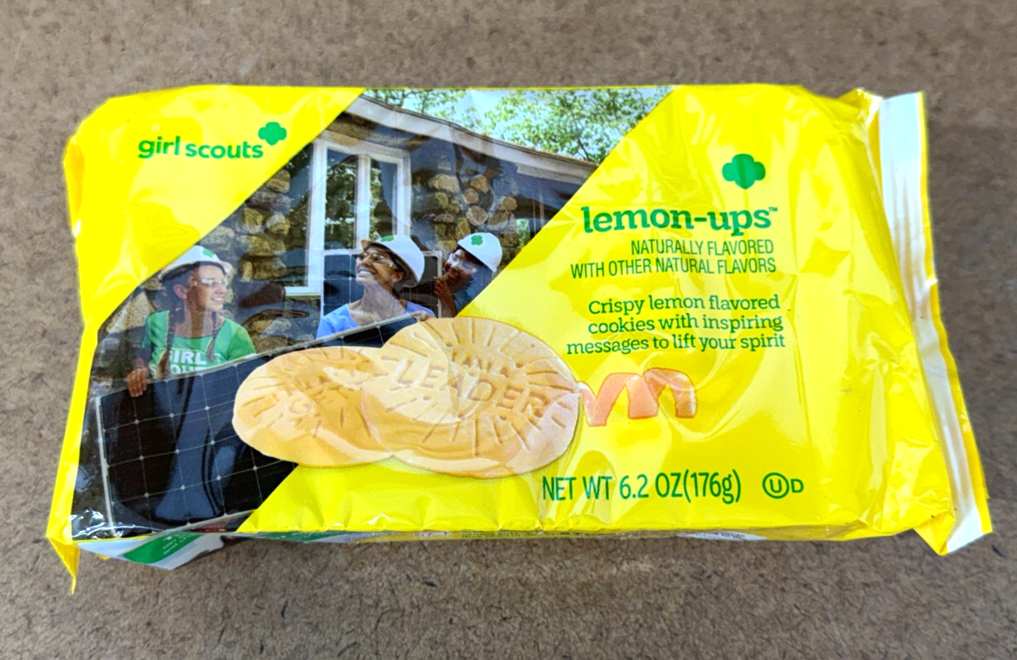 Girl Scout Cookies 🍪 LEMON-UPS 🍪 - 1 BOX - Scouts Cookie LEMON UPS UP ...