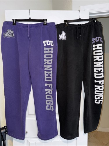 VTG Y2K TCU Texas Christian University Jansport Sweatpants Horned Frogs ...