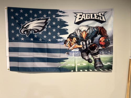 Philadelphia Eagles Man Cave Flag 3’x 5’ Man Cave Banner Fly Eagles Fly ...