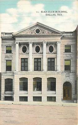 Texas, TX, Dallas, Elks Club Bld circa 1910 Postcard | eBay