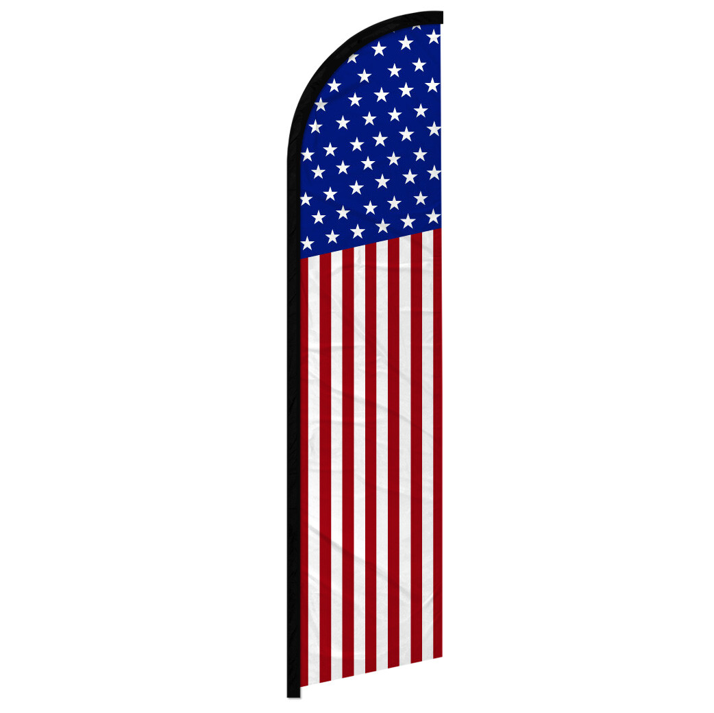 50 Star USA Full Curve Windless Swooper Flag Patriotic American Flag | eBay