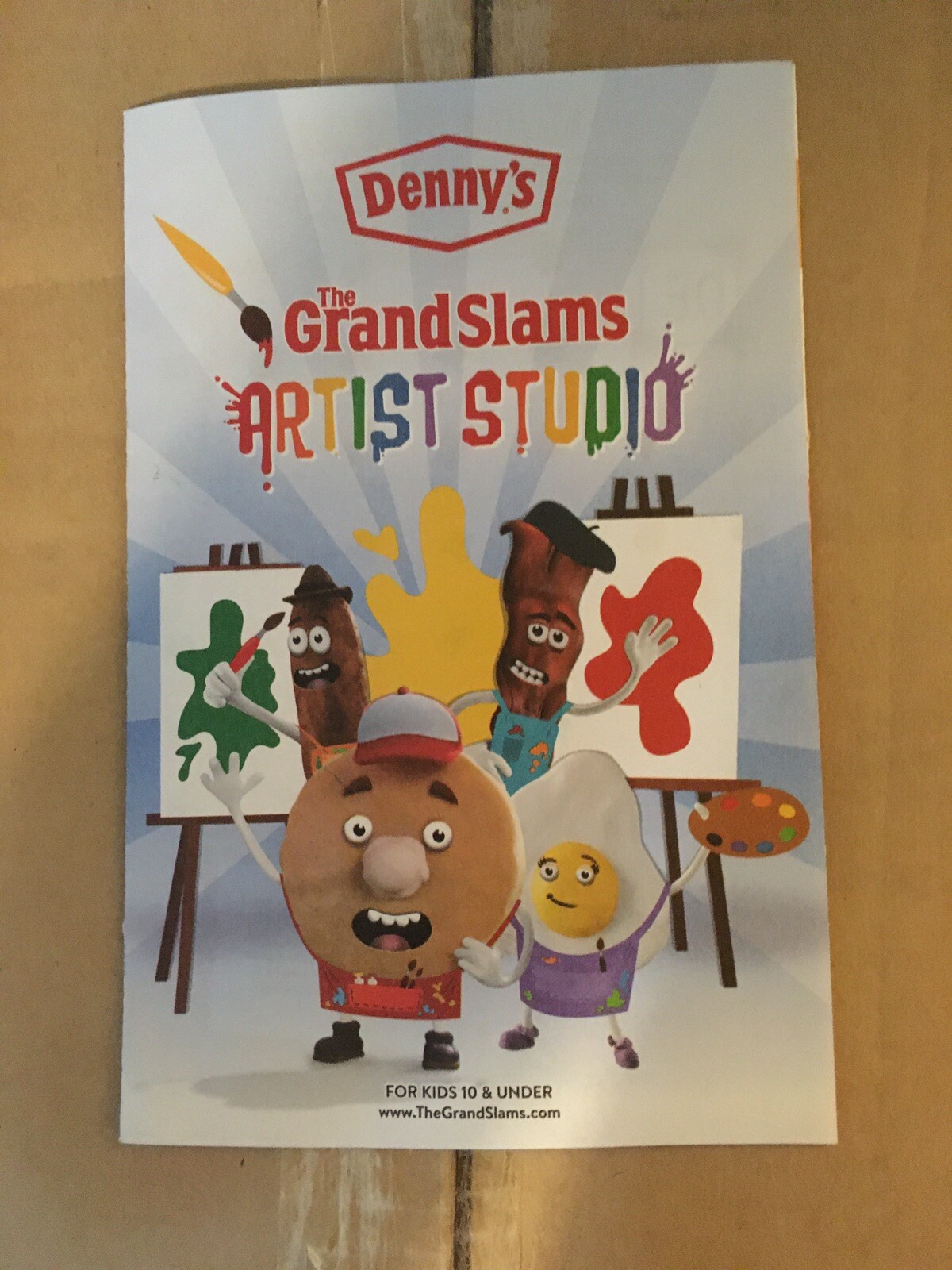 Dennys Kids Menu