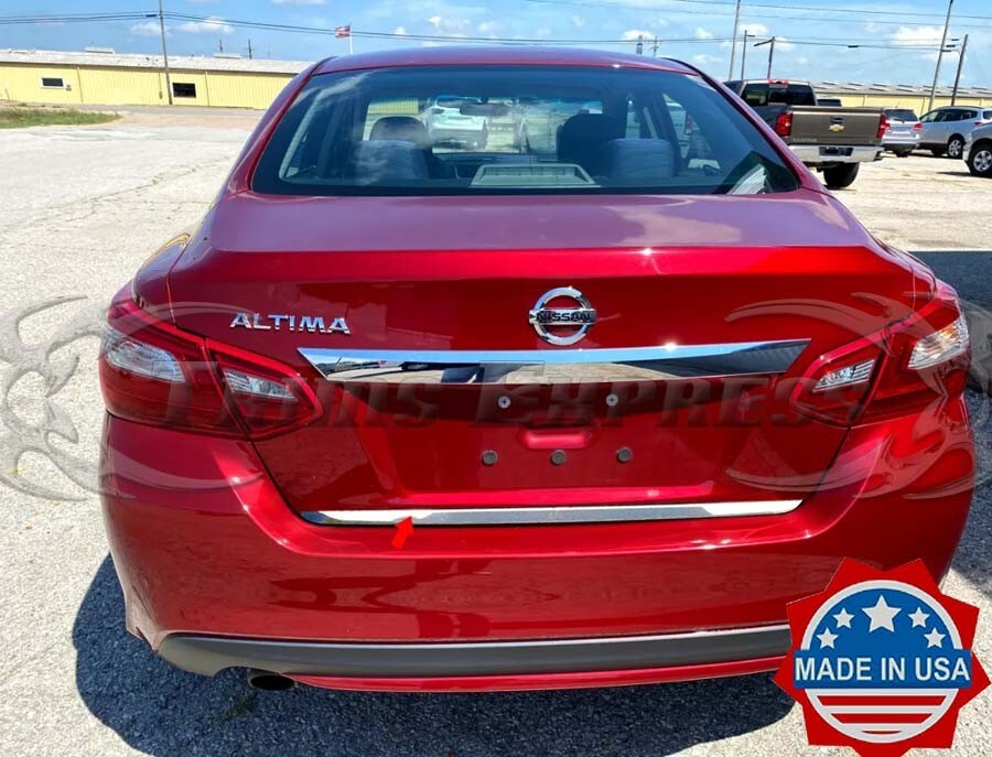 fit:2013-2018 Nissan Altima Rear Trunk Lid Door Trim Cover Accent Stick ...