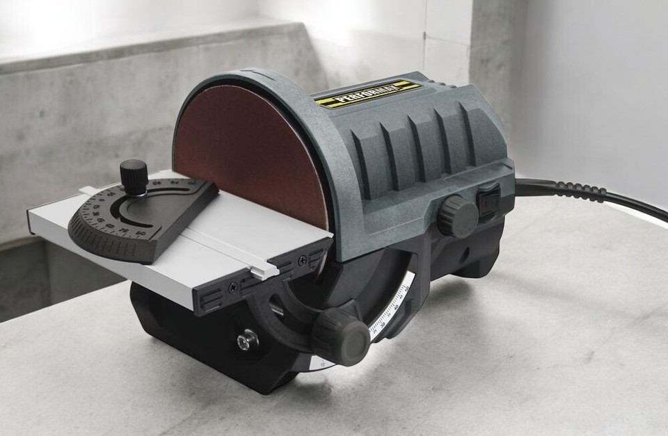 Performax 1.1-Amp Corded 5" Bench Top Disc Sander Sanding Discs Clamp ...