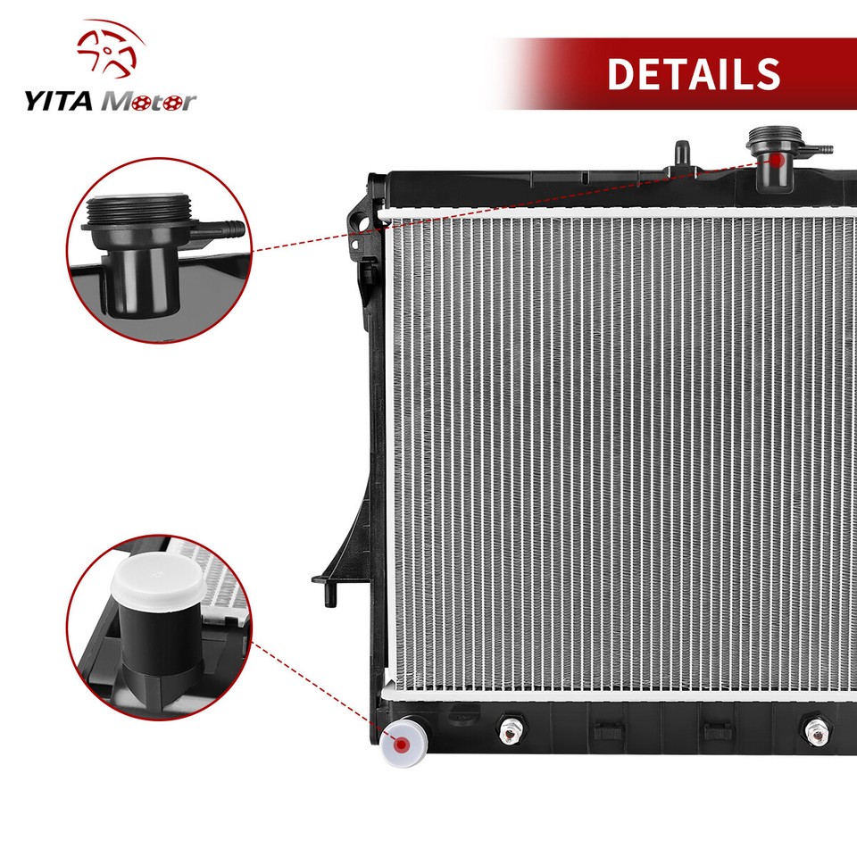 YITAMOTOR Radiator For 06-10 Hummer H3 3.7L 3.5L Adventure Base Luxury ...