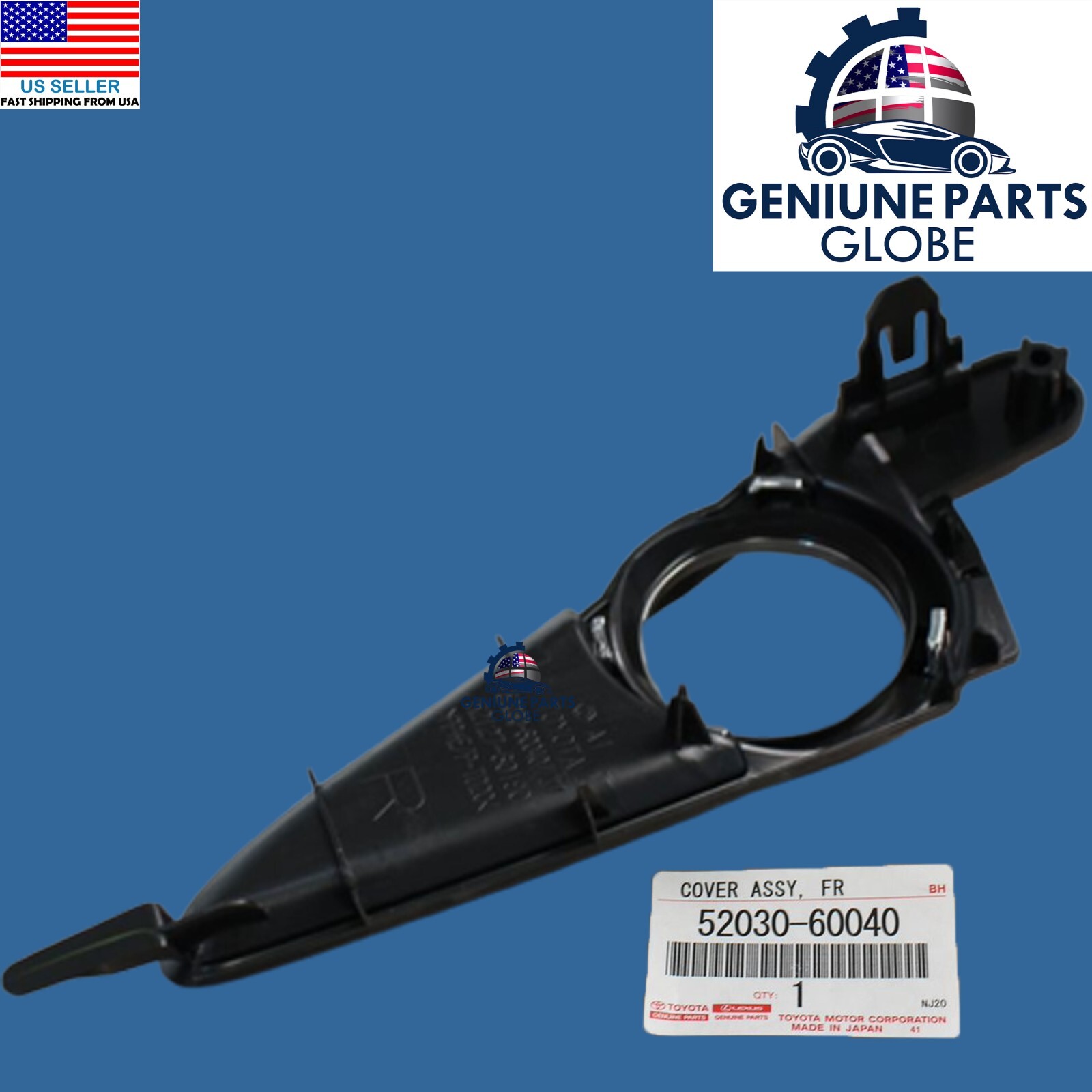 GENUINE LEXUS 14-23 GX460 RIGHT PASSENGER FRONT BUMPER HOLE COVER 52030 ...