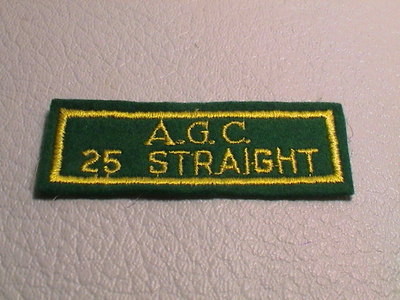 A.G.C. 25 STRAIGHT NEW JERSEY GUN CLUB SPORTSMENS TRAP CLAY SKEET ...