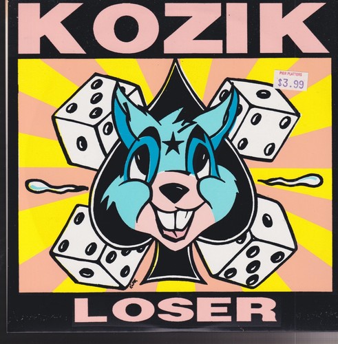 kozik loser 7" frank kozik & sonic boom orange sleeve 2nd pressing | eBay