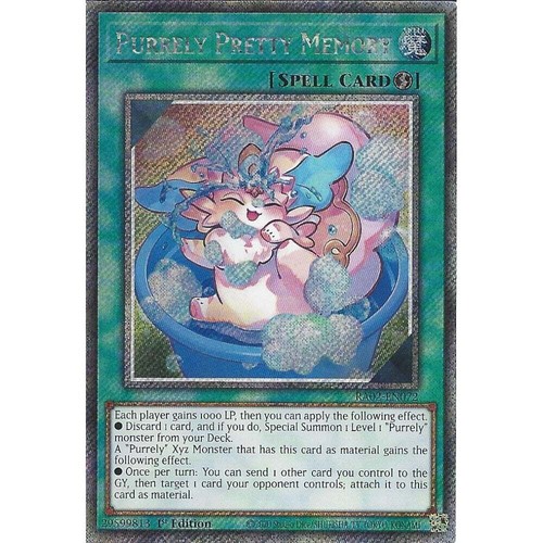 RA02-EN072 Purrely Pretty Memory : Platinum Secret Rare : 1st Edition ...