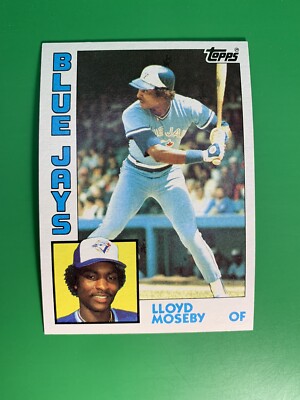 1984 Topps Lloyd Moseby #92 Toronto Blue Jays | eBay