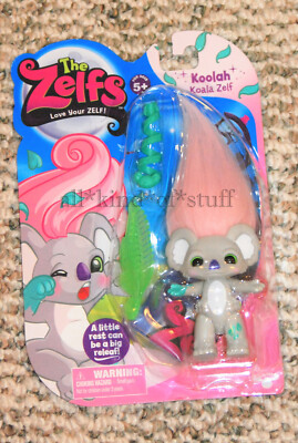 NEW - THE ZELFS - KOOLAH - KOALA ZELF TROLL medium DOLL FIGURINE - RARE ...