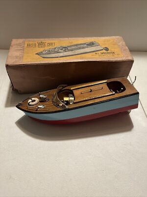 VTG 1940s Aristo Craft Operating Scale Model Boats 9 1/2 Speedstar In ...