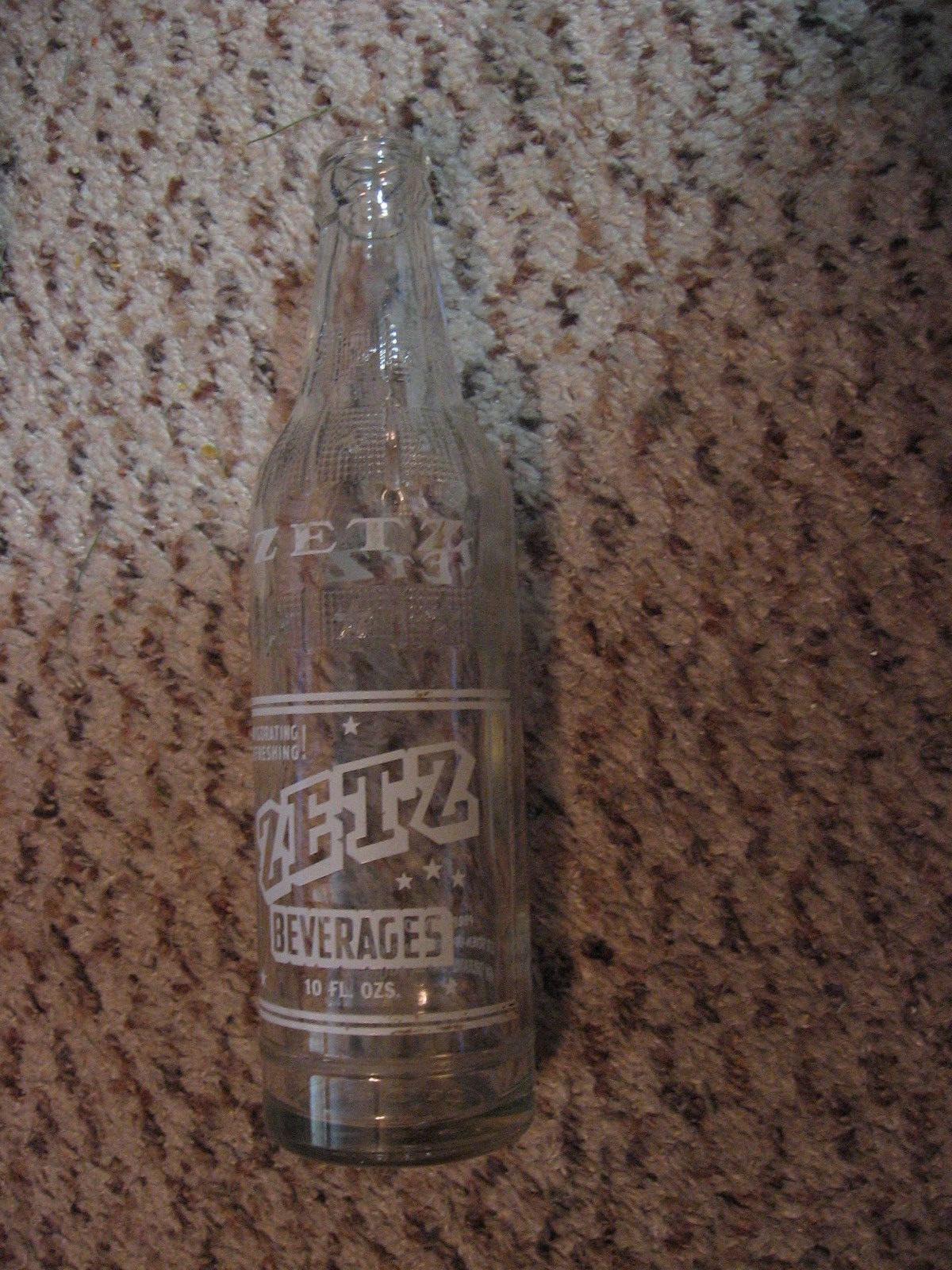 zetz drink soda 10 fl oz. really nice Bottle vintage rare new orleans b ...