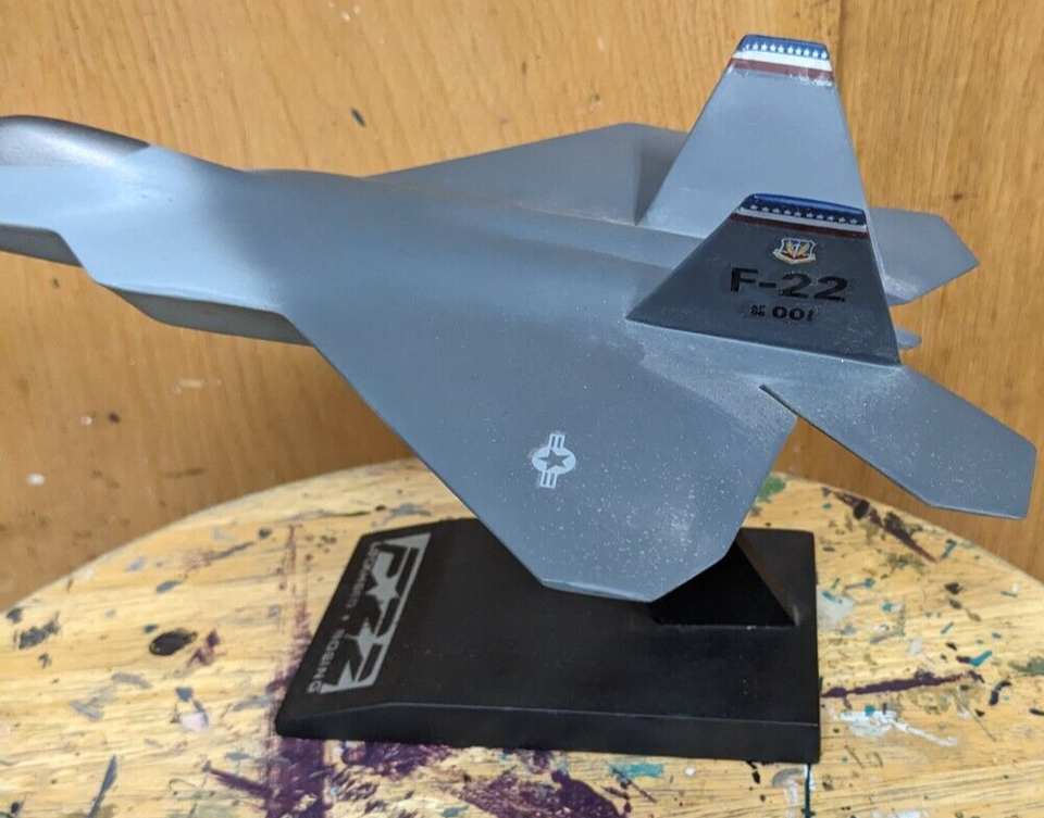 F-22 Raptor 1/72 Lockheed Martin General Dynamics Plane Model w Base | eBay