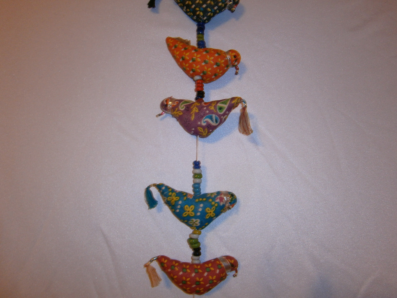 Vintage Handmade Beaded Calico Birds | eBay