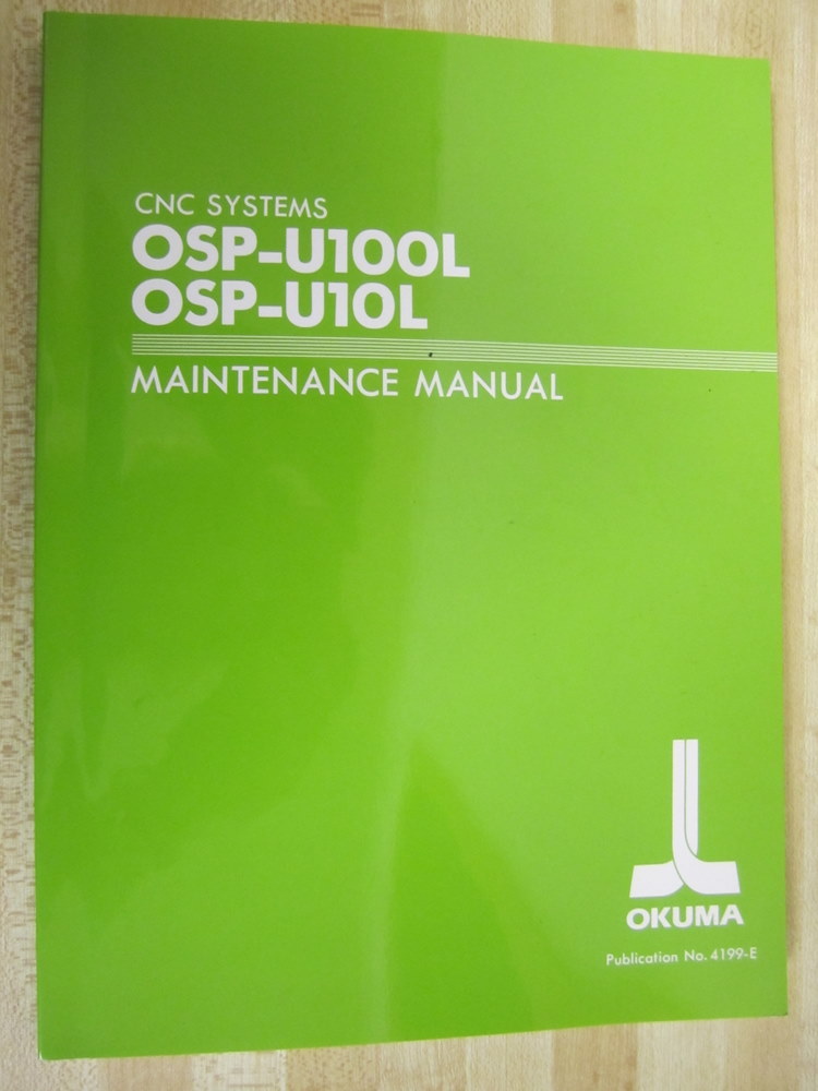 Okuma OSP-U100L Manual OSPU100L 4199-E | eBay
