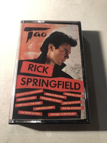 Rick Springfield - Tao (1985) Music Cassette RCA AJK1-5370 78635537048 ...