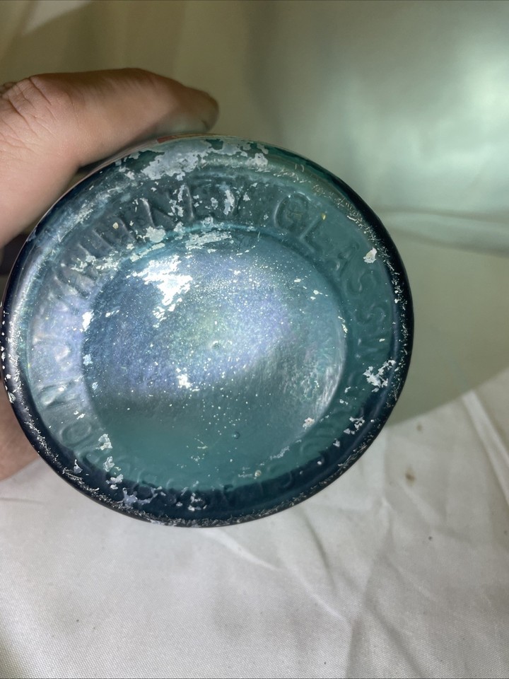 Rich Teal Gettysburg Katalysine Water / Whitney Glass Works Bottle. | eBay