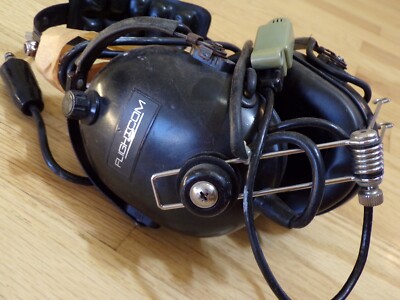 Flightcom Aviation Headset with Mic, for Display or Parts | eBay
