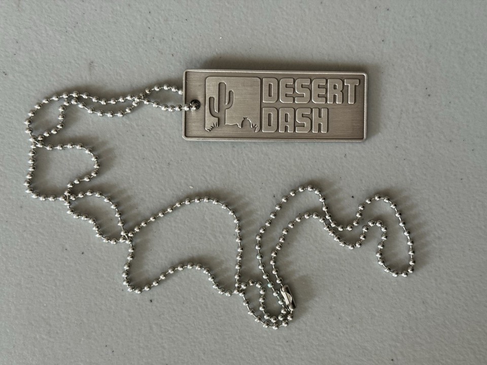 LAS VEGAS DESERT DASH 1st Time Trail Race Finisher Dog Tag Completion ...