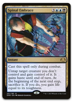 Spinal Embrace #201 (LP) Dominaria Remastered DMR Magic MTG | eBay