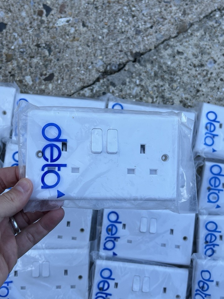 Deta S2109S Double Wall Sockets Lot of 20 double sockets | eBay UK