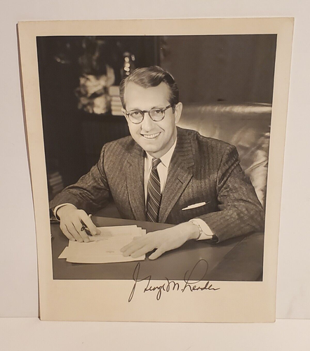 VINTAGE PENNSYLVANIA GOVERNOR GEORGE M LEADER POLITICAL SIGNED PHOTO ...