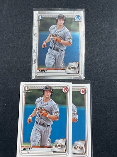 2020 Bowman Draft Patrick Bailey 1st Lot - Chrome + Paper x2 | eBay
