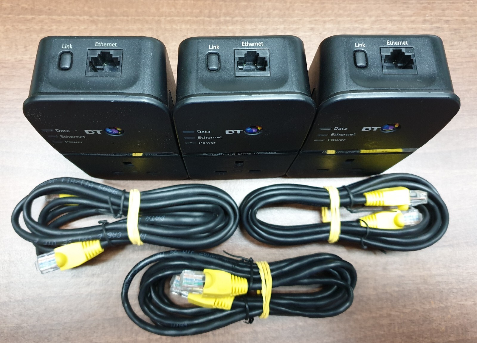 3 x BT Broadband Extender Flex 500 extends internet with Ethernet ...