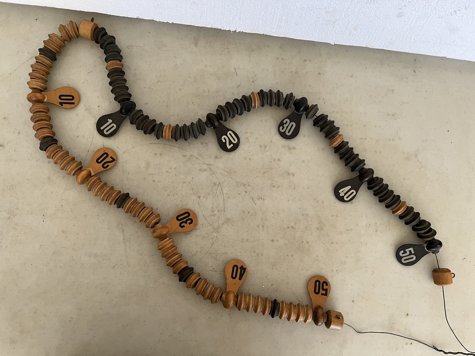 Vintage Wood Score Keeper Billiard Pool Table Score Beads - Wooden | eBay