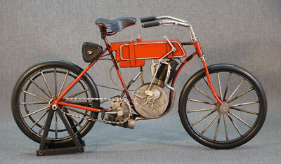 Blechmodell Motor Fahrrad Retro Mofa Motorrad Oldtimer Deko Modell ...