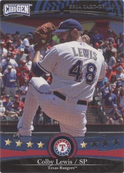 2013 Topps Sega Card-Gen - Colby Lewis #J13-171 for sale online | eBay