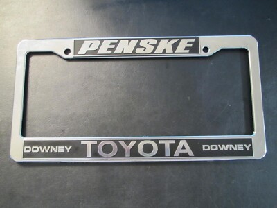 Penske Toyota Downey License Plate Frame Dealership Plastic | eBay