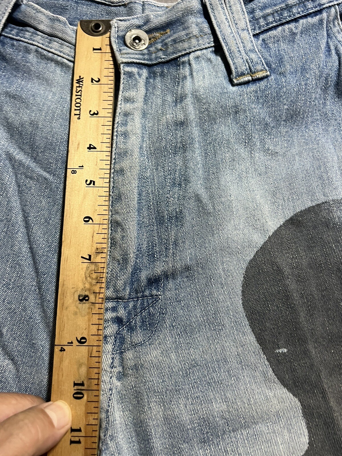 Makaveli Tupac Jeans Mens 32x34 Portrait Baggy Street… - Gem